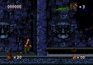 Screenshot of Pitfall: The Mayan Adventure (Genesis, 1994) - MobyGames