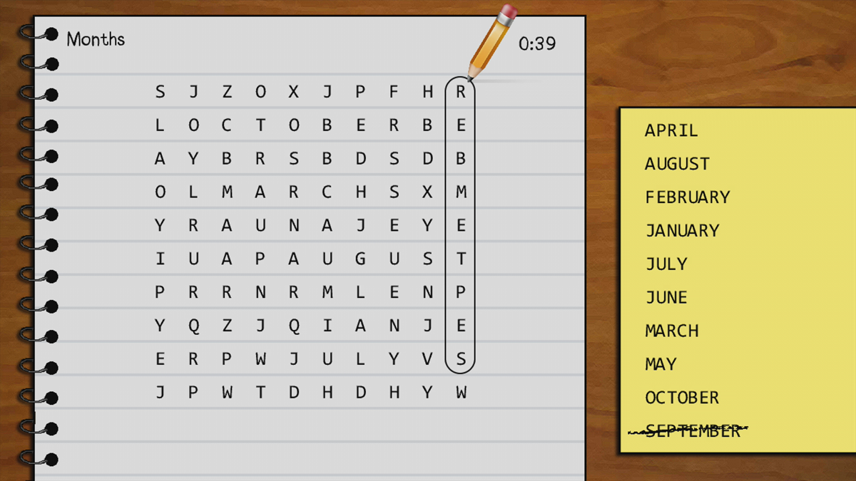 Screenshot of Word Search (Xbox 360, 2013) - MobyGames