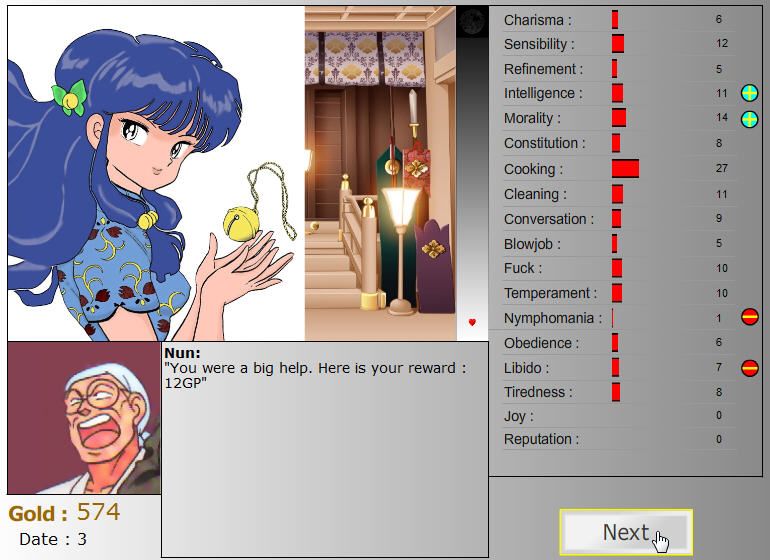 Screenshot of Slave Maker 2 (Windows, 2009) - MobyGames