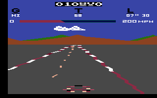 Screenshot of Pole Position (Atari 2600, 1982) - MobyGames