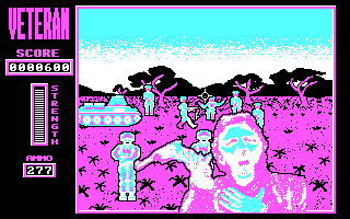 Screenshot of Veteran (DOS, 1988) - MobyGames