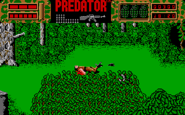 Screenshot of Predator (Amiga, 1987) - MobyGames