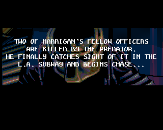 Screenshot of Predator 2 (Amiga, 1991) - MobyGames