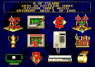 Screenshot of Premier Manager (Genesis, 1992) - MobyGames