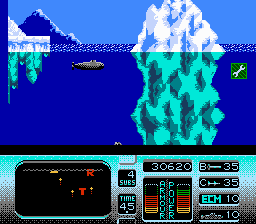 Screenshot of The Hunt for Red October (NES, 1990) - MobyGames