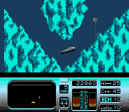 Screenshot of The Hunt for Red October (NES, 1990) - MobyGames