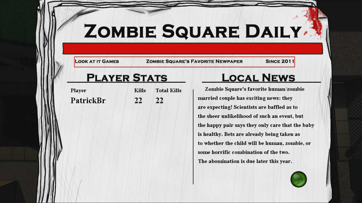 Screenshot of Zombie Square 2 (Xbox 360, 2013) - MobyGames