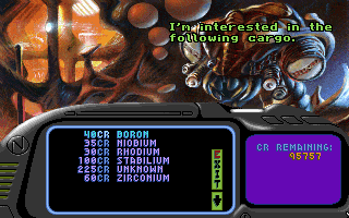 Screenshot of Protostar: War on the Frontier (DOS, 1993) - MobyGames