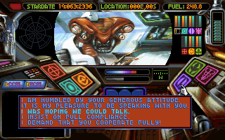 Screenshot of Protostar: War on the Frontier (DOS, 1993) - MobyGames