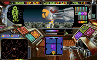 Screenshot of Protostar: War on the Frontier (DOS, 1993) - MobyGames