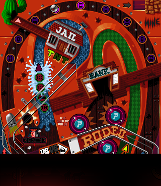 Screenshot of Psycho Pinball (DOS, 1995) - MobyGames