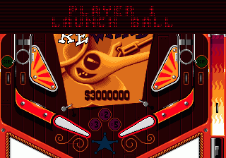 Screenshot of Psycho Pinball (Genesis, 1995) - MobyGames