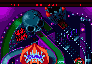 Screenshot of Psycho Pinball (Genesis, 1995) - MobyGames