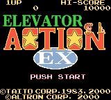 Screenshot of Elevator Action EX (Game Boy Color, 2000) - MobyGames