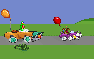 Screenshot of Putt-Putt Joins the Parade (DOS, 1992) - MobyGames