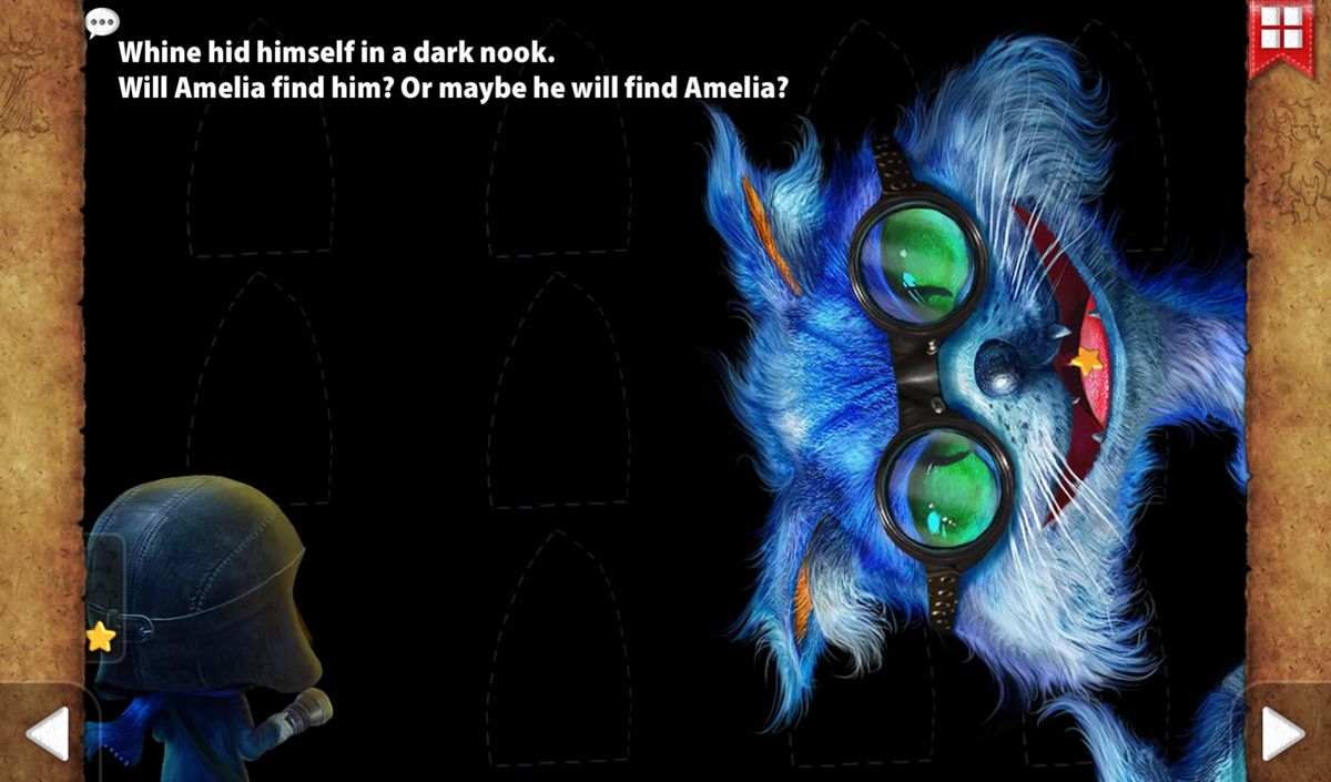 Screenshot of Amelia and Terror of the Night (Android, 2012) - MobyGames