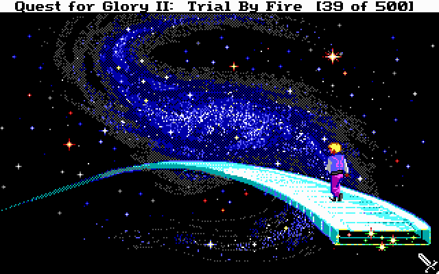 Screenshot of Quest for Glory II: Trial by Fire (DOS, 1990) - MobyGames