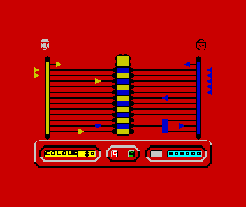 Screenshot of Quazatron (ZX Spectrum, 1986) - MobyGames