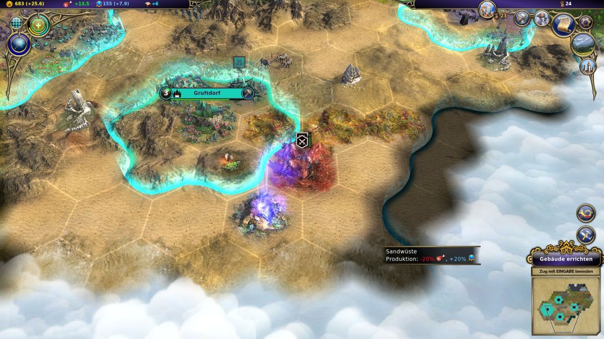 Screenshot of Warlock: Master of the Arcane - Armageddon (Windows, 2012) - MobyGames