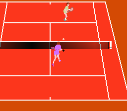 Screenshot of Racket Attack (NES, 1988) - MobyGames
