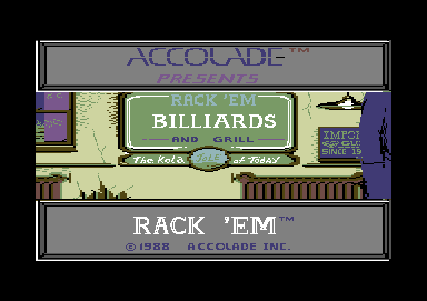 Rack 'Em screenshots - MobyGames