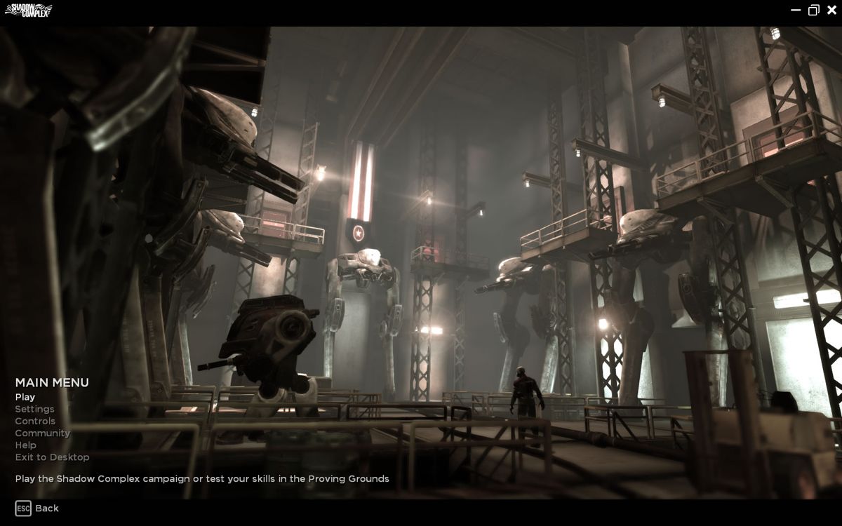 Screenshot of Shadow Complex: Remastered (Windows, 2015) - MobyGames