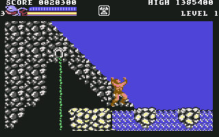 Screenshot of Rastan (Commodore 64, 1987) - MobyGames