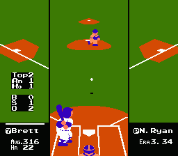 Screenshot of R.B.I. Baseball (NES, 1986) - MobyGames