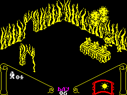 Screenshot of Knight Lore (ZX Spectrum, 1984) - MobyGames