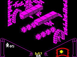 Screenshot of Knight Lore (ZX Spectrum, 1984) - MobyGames