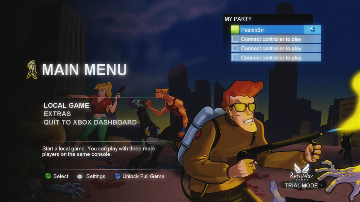 Screenshot of Zombusters (Xbox 360, 2011) - MobyGames