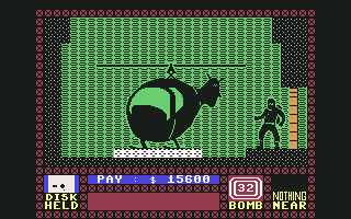 Screenshot of Saboteur (Commodore 64, 1986) - MobyGames