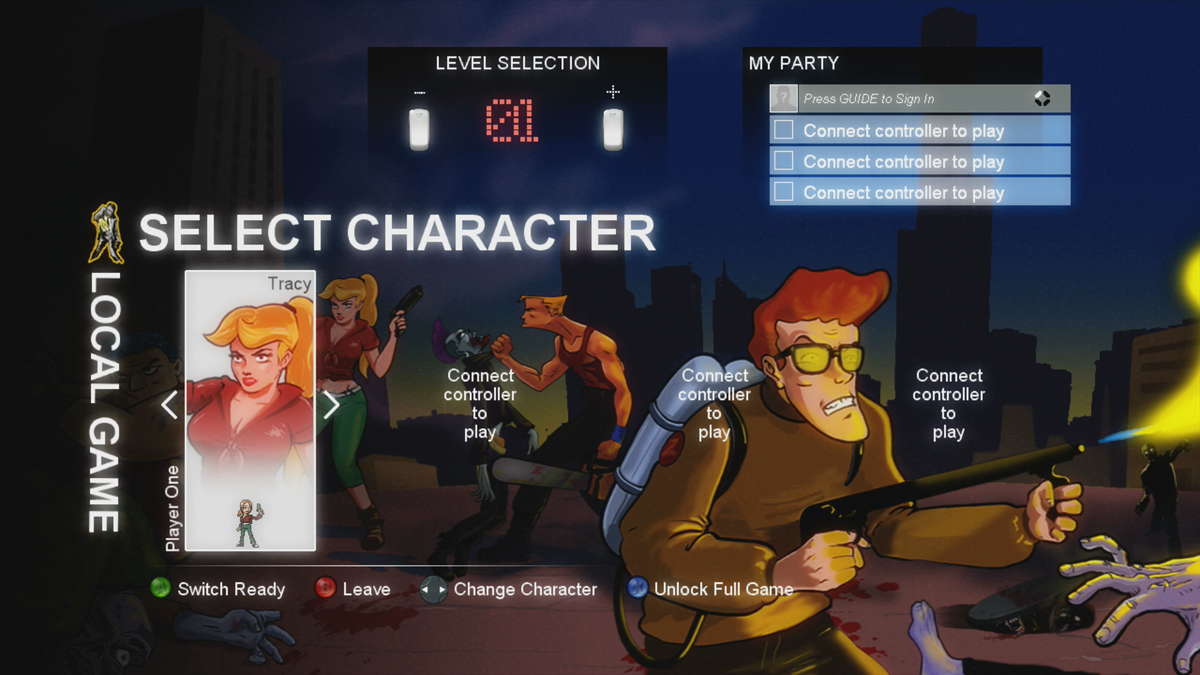 Screenshot of Zombusters (Xbox 360, 2011) - MobyGames