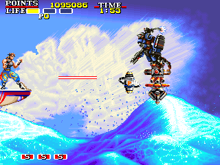 Screenshot of OSman (Arcade, 1996) - MobyGames