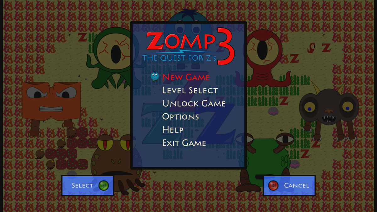 Screenshot of Zomp 3: The Quest for Z's (Xbox 360, 2012) - MobyGames