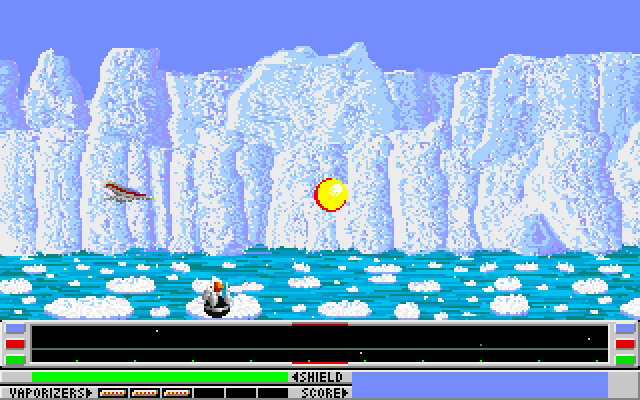 Screenshot of Revenge of Defender (DOS, 1988) - MobyGames
