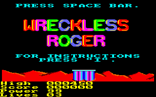 Wreckless Roger (1984) - MobyGames