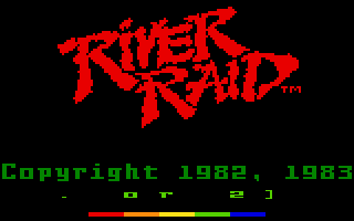 Screenshot of River Raid (Intellivision, 1982) - MobyGames