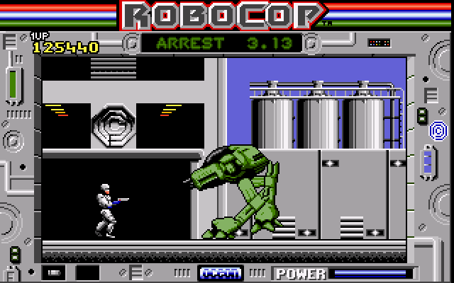 Screenshot of RoboCop (Amiga, 1988) - MobyGames