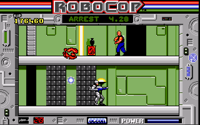 Screenshot of RoboCop (Amiga, 1988) - MobyGames