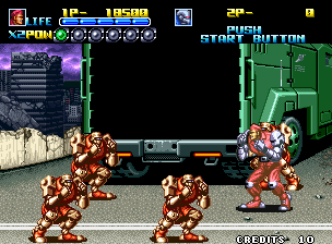 Screenshot of Robo Army (Neo Geo, 1991) - MobyGames