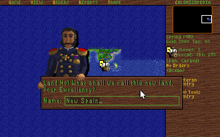 Screenshot of Sid Meier's Colonization (DOS, 1994) - MobyGames