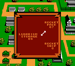 Screenshot of Rocket Ranger (NES, 1988) - MobyGames