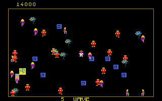 Screenshot of Robotron: 2084 (Atari ST, 1982) - MobyGames