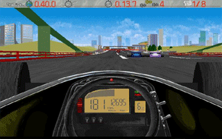 Screenshot of Al Unser, Jr. Arcade Racing (Windows 3.x, 1995) - MobyGames