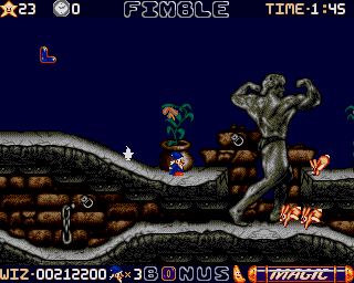 Screenshot of Wiz 'n' Liz (Amiga, 1993) - MobyGames