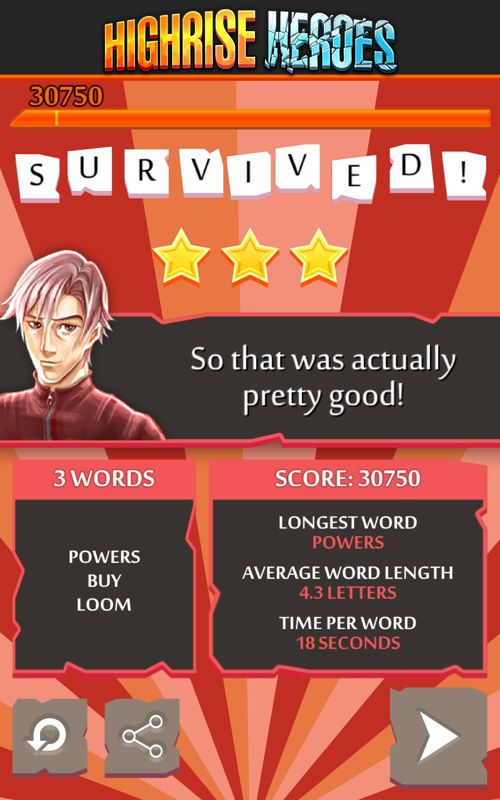 Screenshot of Highrise Heroes (Android, 2014) - MobyGames