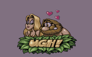 Screenshot of Ugh! (DOS, 1992) - MobyGames