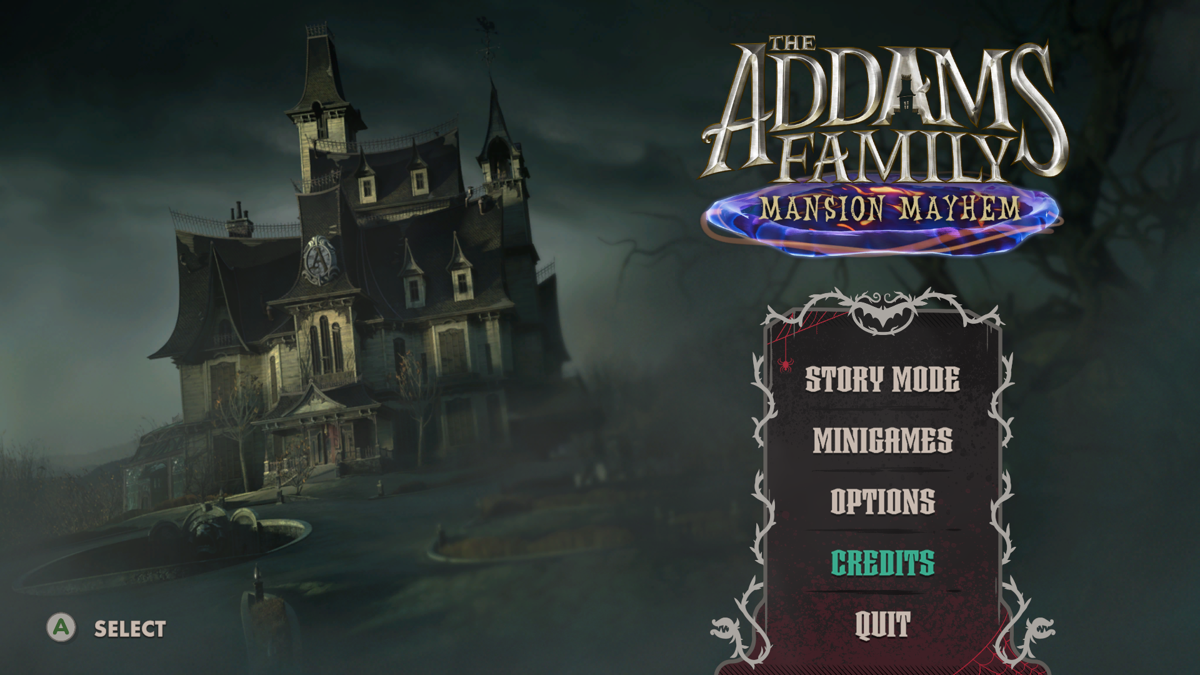Screenshot of The Addams Family: Mansion Mayhem (Windows, 2021) - MobyGames