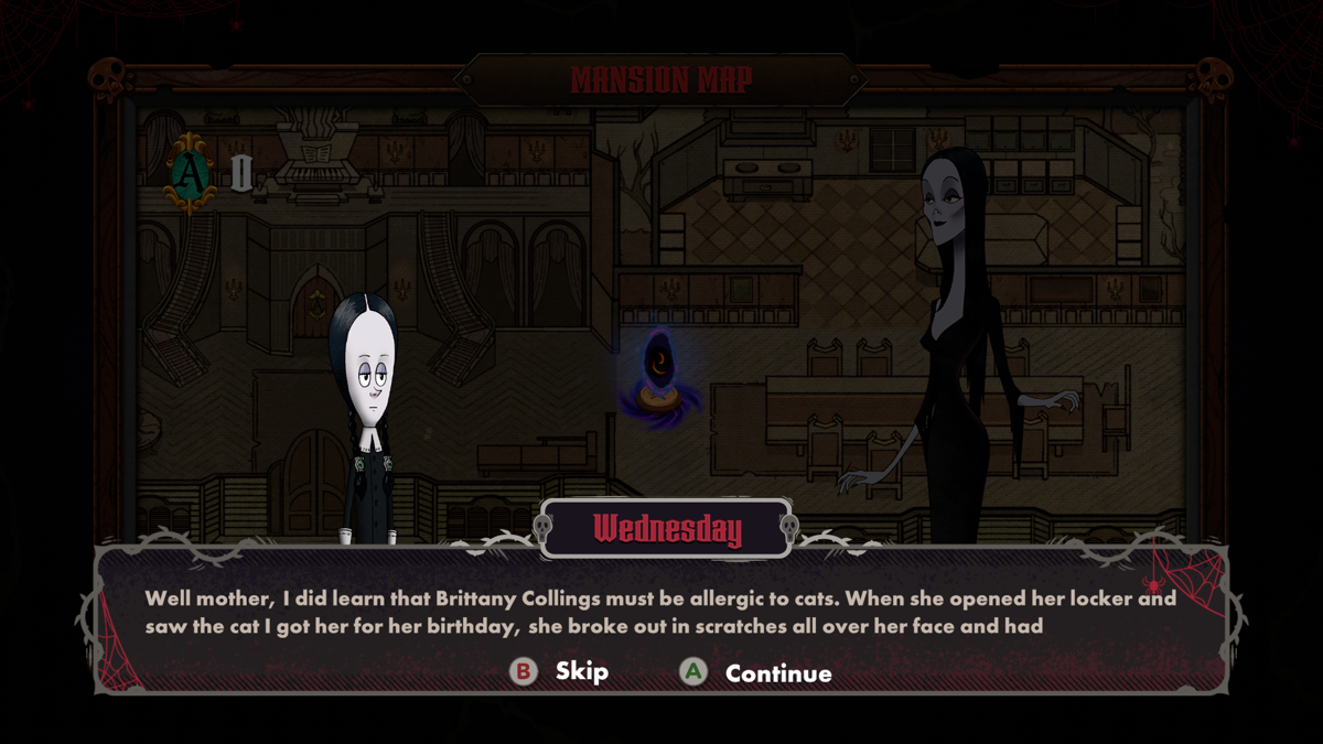 Screenshot of The Addams Family: Mansion Mayhem (Windows, 2021) - MobyGames